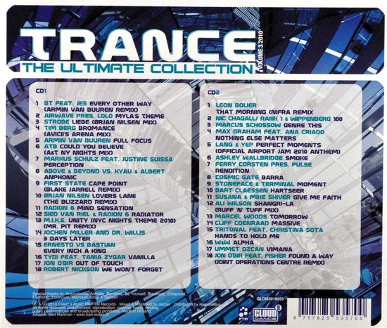 Various Artists - Trance The Ultimate Col. 2010-3 (2 CD), various ...