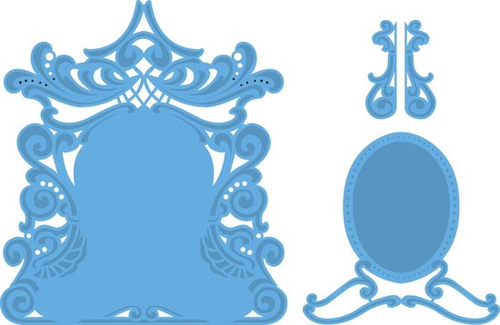 Marianne Design Creatables Snij en Embosstencil - Petras mirror | bol.com