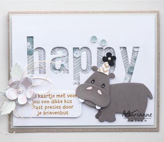 Marianne Design Collectables Snij en Embosstencil - Alfabet XXL | bol.com