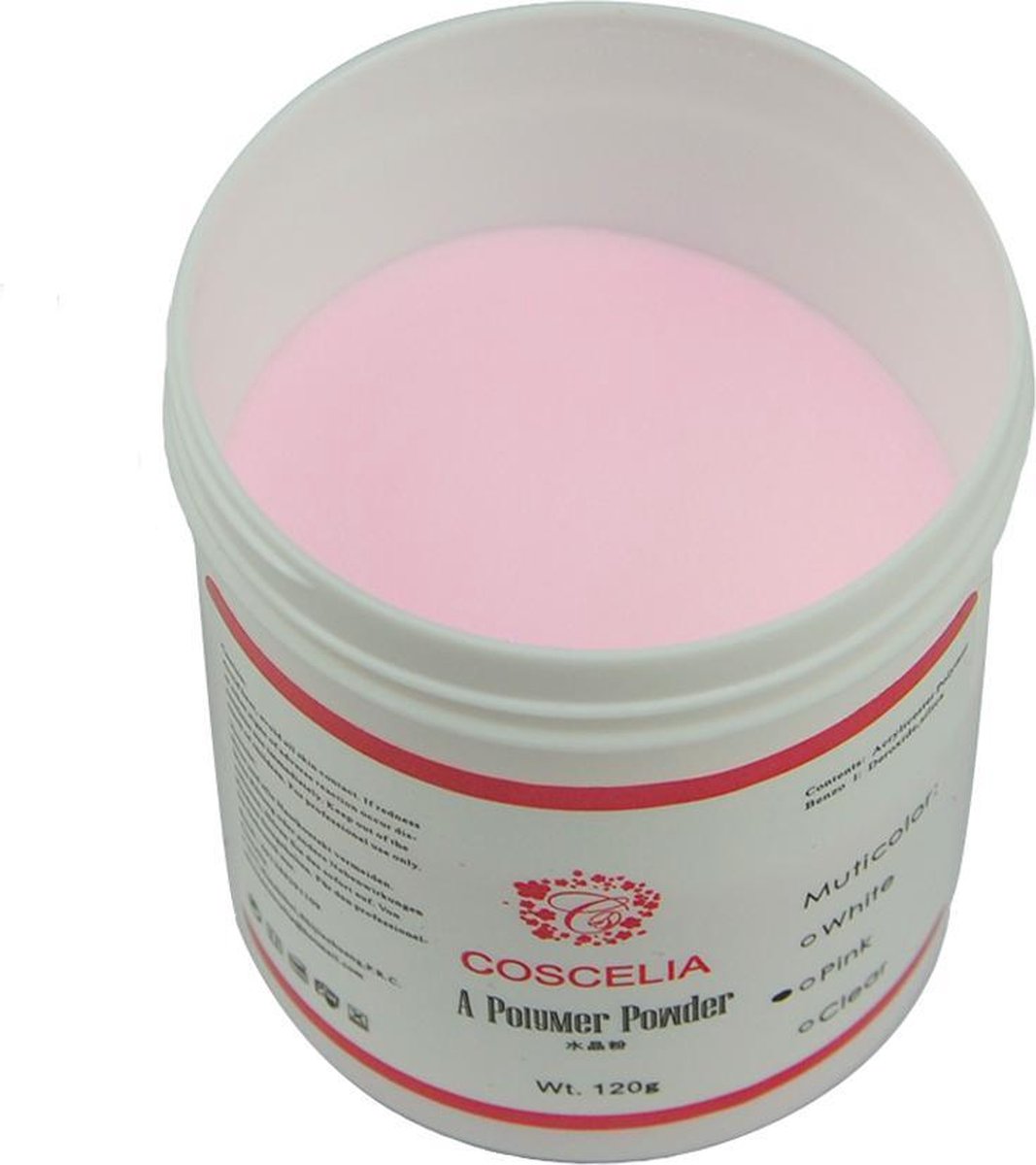 Royala Acrylpoeder - Roze / Pink - 120Gram - Polymer Powder - Acryl ...