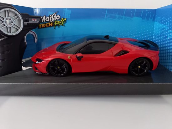 Maisto Tech Auto RC Ferrari SF90 Stradale 1:24 Rood/zwart | bol.com