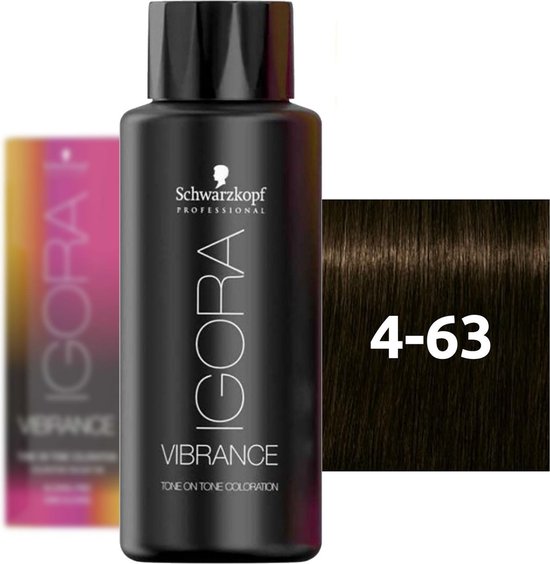 Schwarzkopf Igora Vibrance Medium Brown Chocolate Matt 4-43 60ml | bol.com