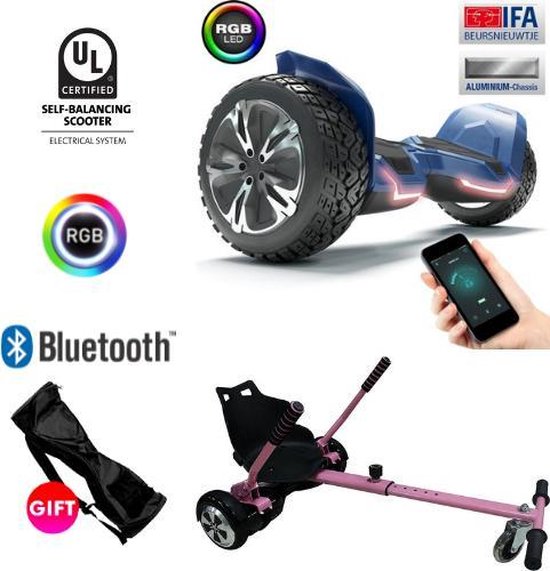 Gyroor G2 + Denver Hoverkart | Oxboard |8.5 Inch Wielen | Hoverboard ...