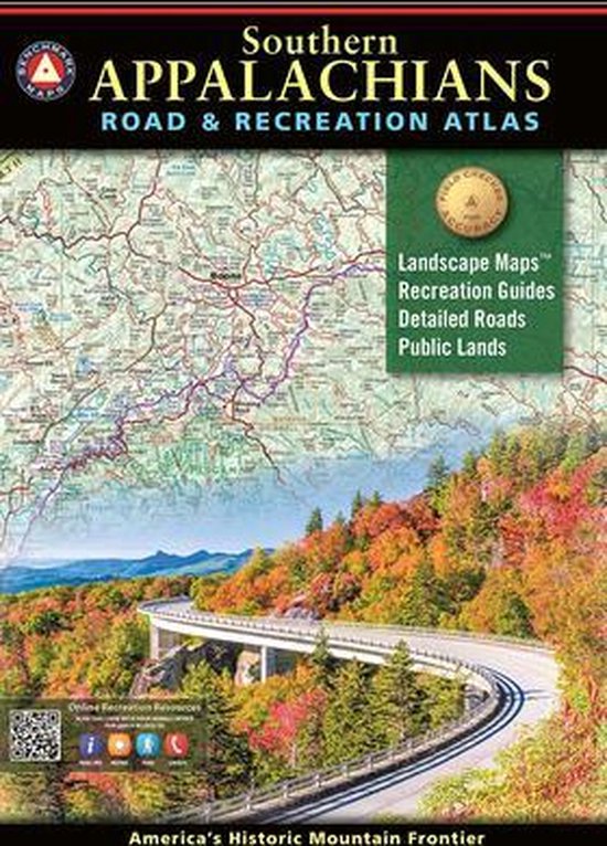 Benchmark Maps Southern Appalachians Road & Recreation Atlas ...