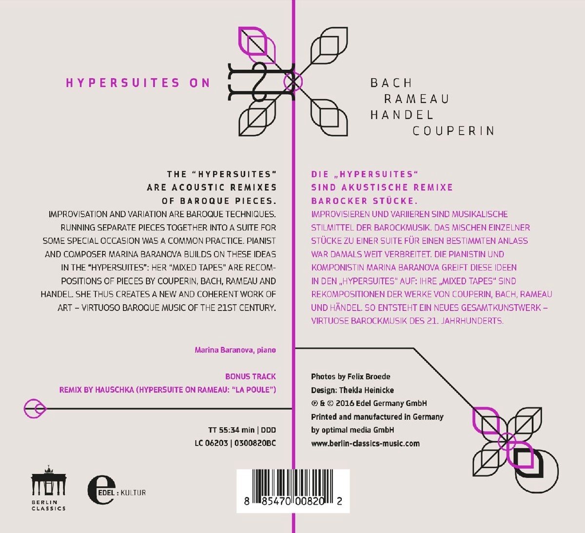 Marina Baranova - Hypersuites (CD), Marina Baranova | CD (album ...