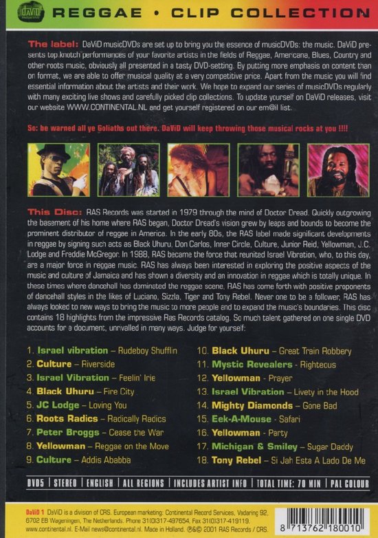 Various Artists - Real Authentic Reggae Bash (DVD), various artists ...