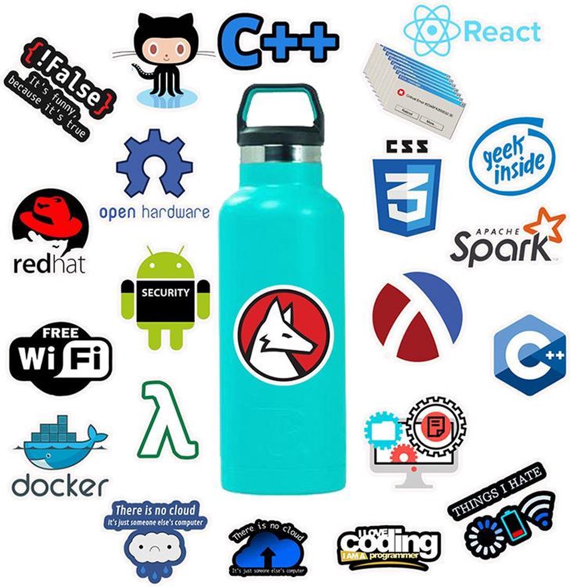 Laptop Stickers Programming | Programmeur | Developer | Coderen - 50 ...