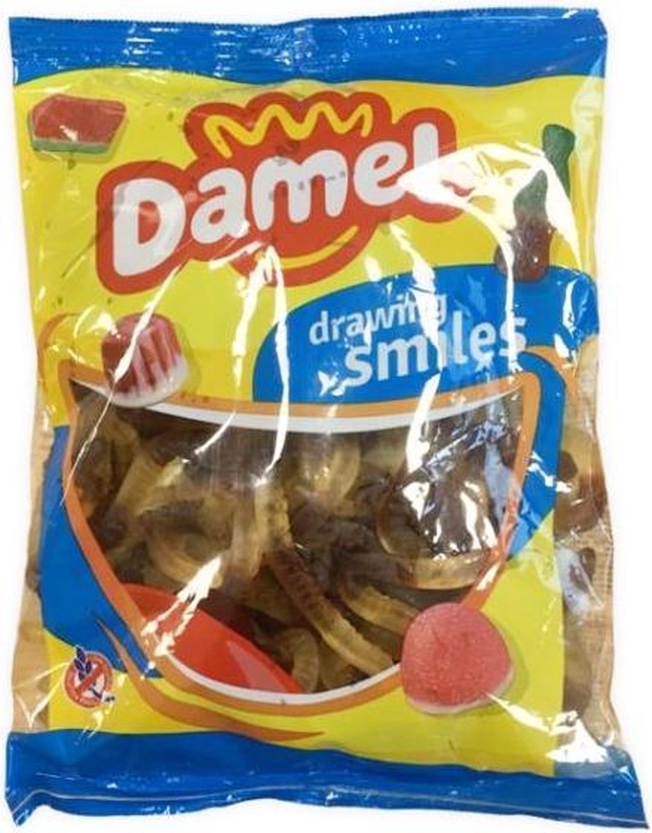 Damel - Cola Worms 1 Kilo - Schepsnoep - Snoep | bol.com