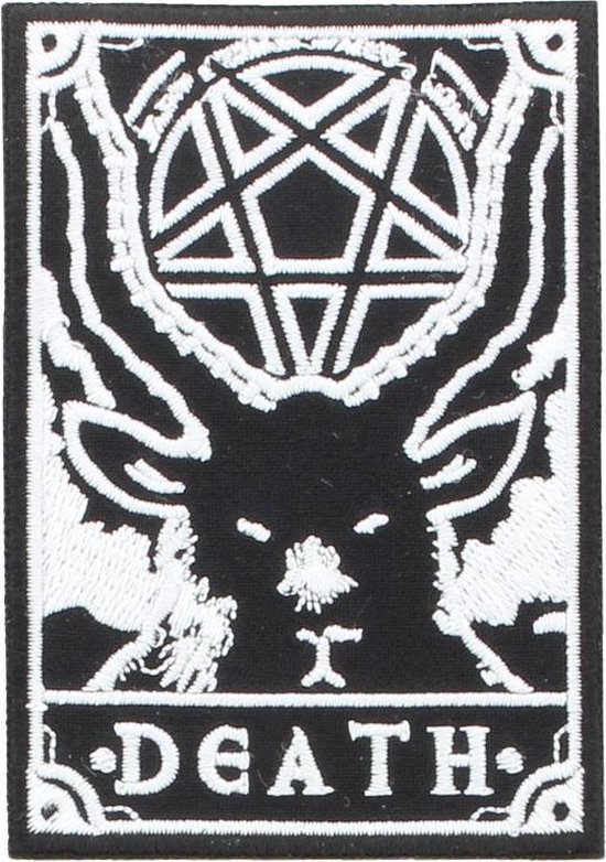 Deadly Tarot Patch Death Zwart | bol.com