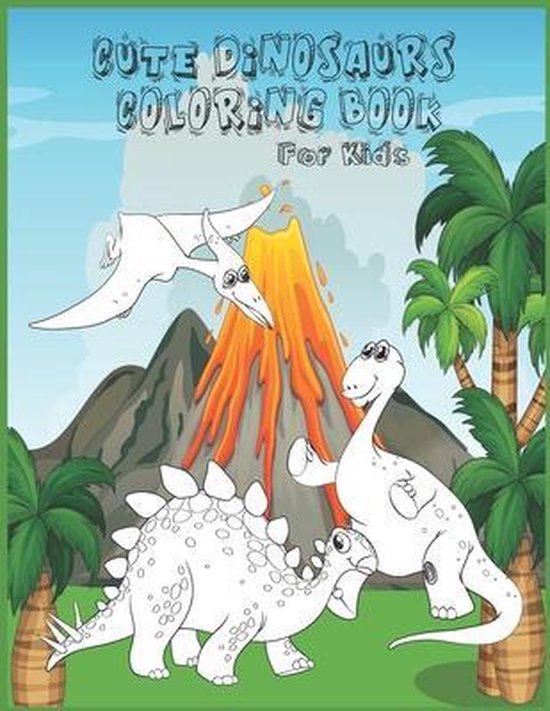 Happy Family Collection- Cute Dinosaurs Coloring Book for kids, Happy ...
