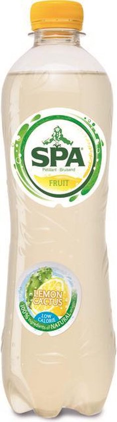 Spa | Lemon Cactus | 100% natuurlijk | 6 x 0.5 liter | bol