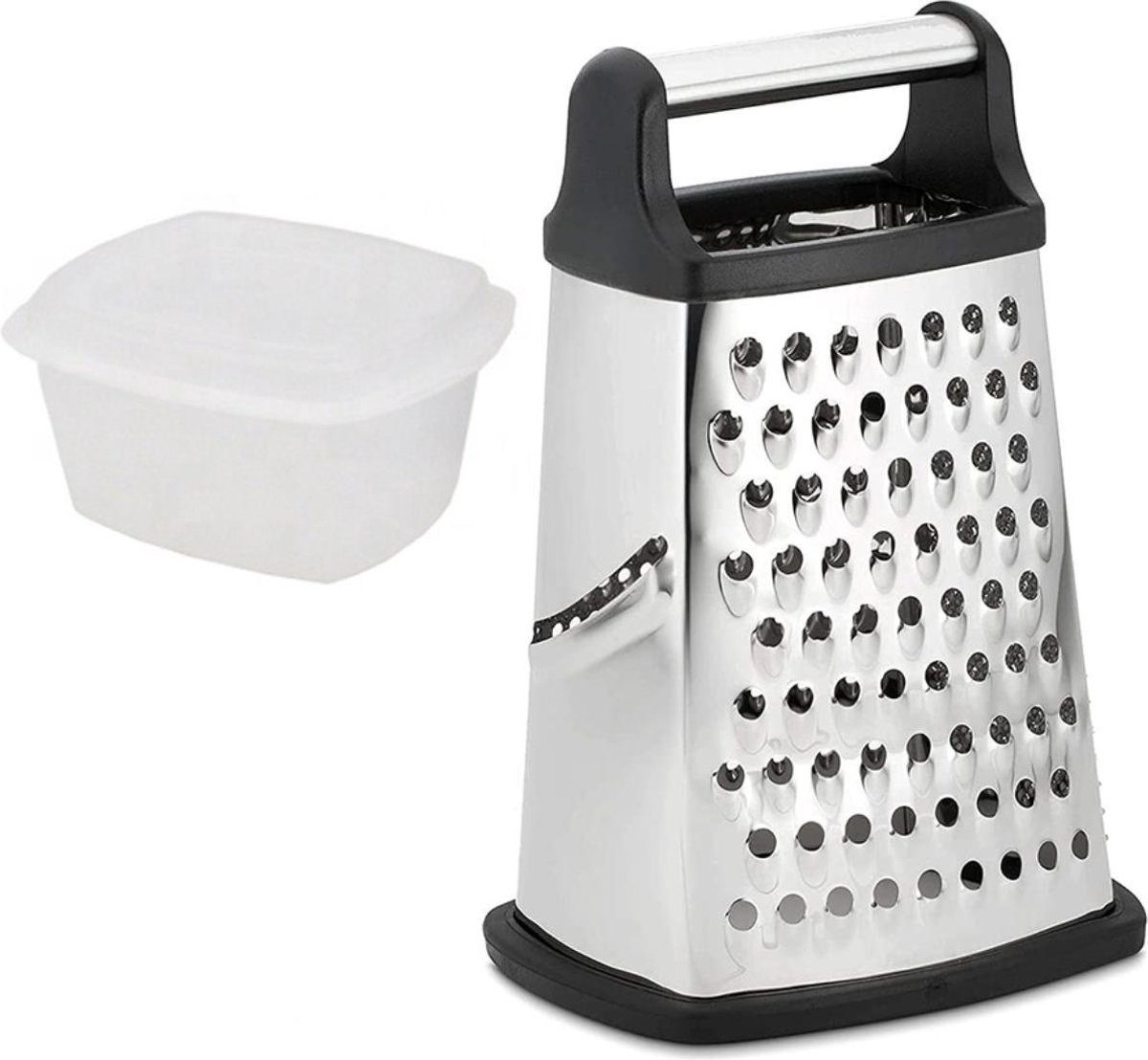 Keuken rasp met 4 snijkanten | Blokrasp | Keukenraspen/handraspen ...