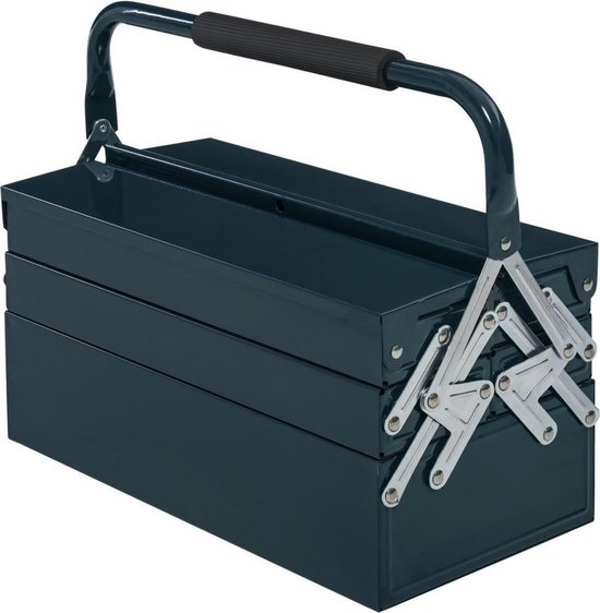 Luxe Heavy Duty Metalen Gereedschapskist - Stalen Gereedschaps Opbergen ...