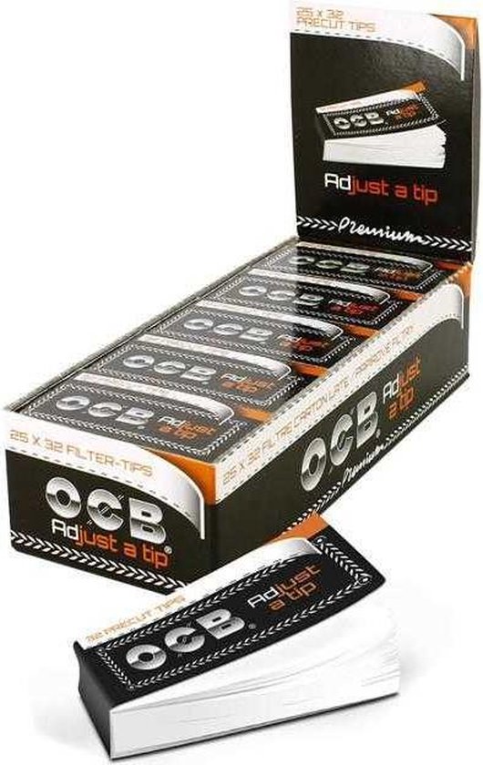Ocb premium precut adjustable filter tips (x25) | bol.com