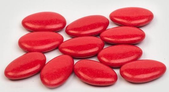 chocoladeboon of chocolade dragee doopsuiker 250 gram Rood suikerboon ...