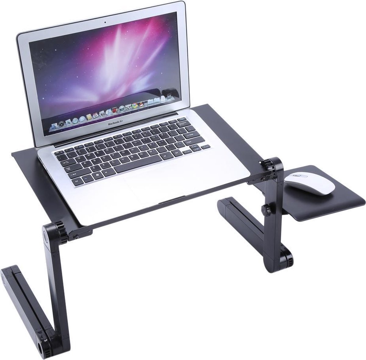 Verstelbare Laptopstandaard Aluminium - Laptop Desk - Laptophouder ...