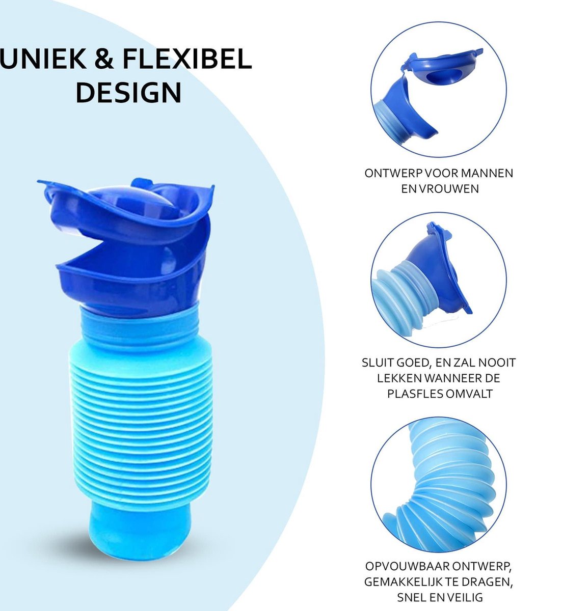 Krexs Pee Bottle - Pee Bottle for Women - Debout Pee - Pee Bottle For ...