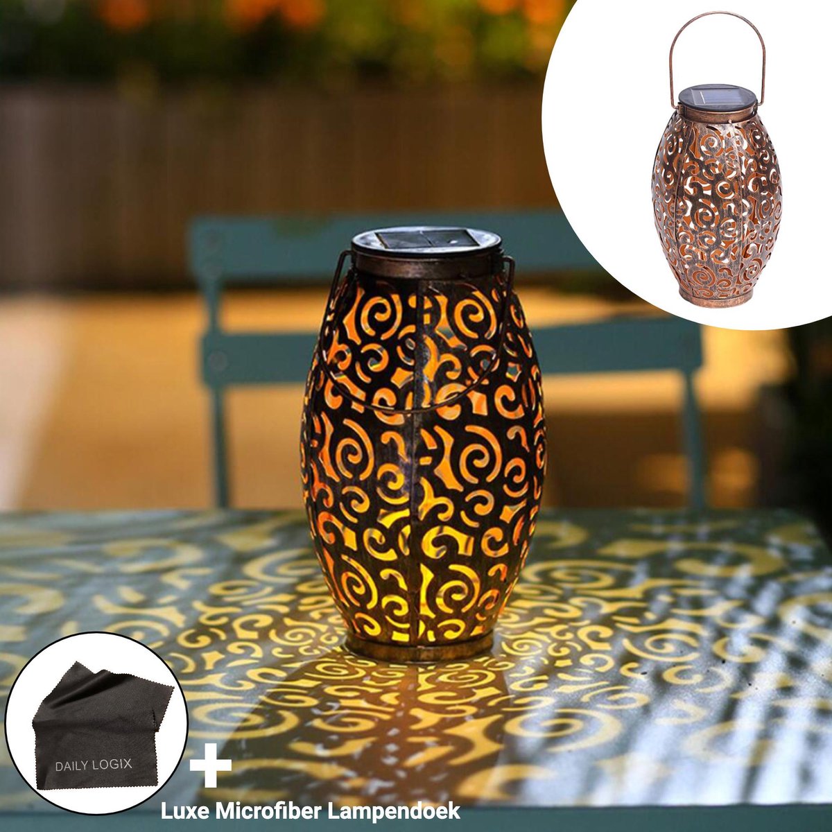 Solar Tuinverlichting op Zonneenergie Tafellamp en Hanglamp Voor Tuin ...