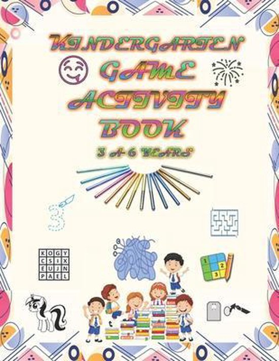 Kindergarten game activity book 3 to 6 years, Brid Griq | 9798534397130 ...