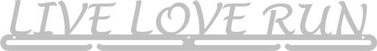 RVS Live Love Run Medaillehanger (70cm breed) - Nederlands product ...