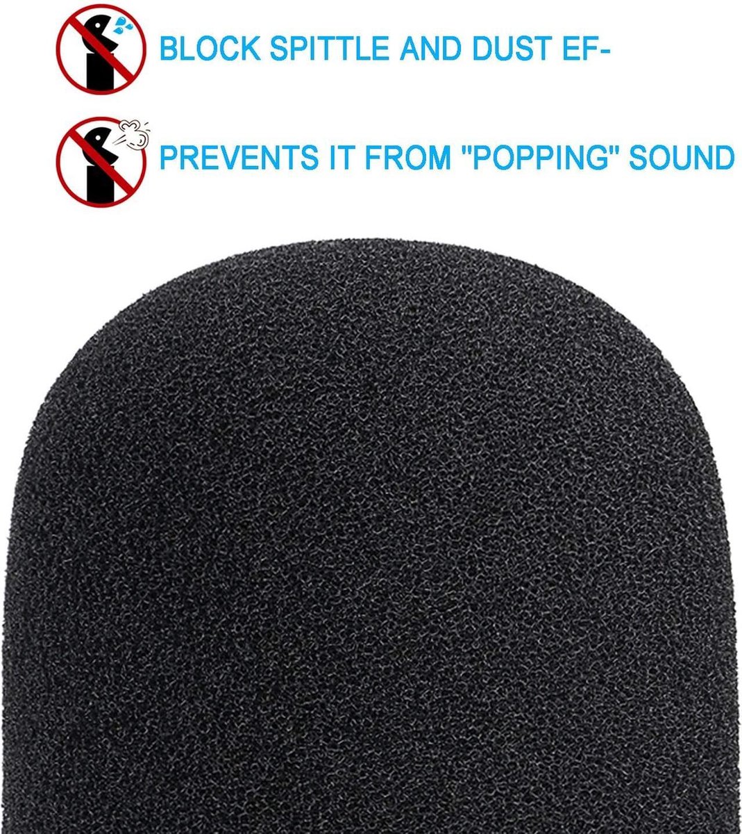 PodMic Pop Filter - Mic Windscherm Foam Wind Cover voor Rode PodMic ...