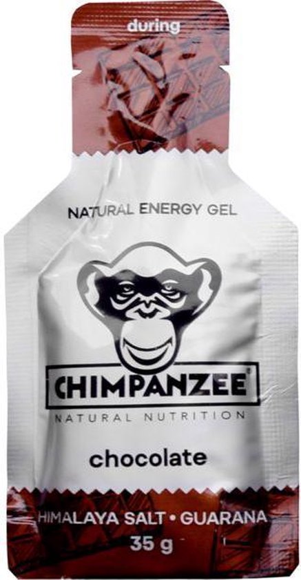 Chimpanzee Energy Gel Chocolate with Salt - Box 25 stuks | bol