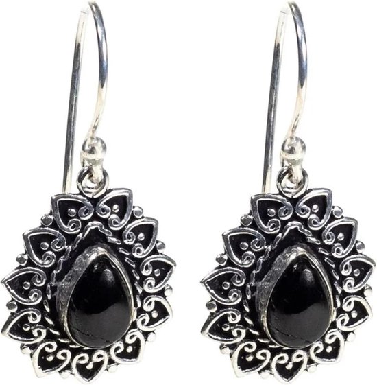 PuurSpirits - Zwart toermalijn - Sieraden Set - Dames - Sieraden ...