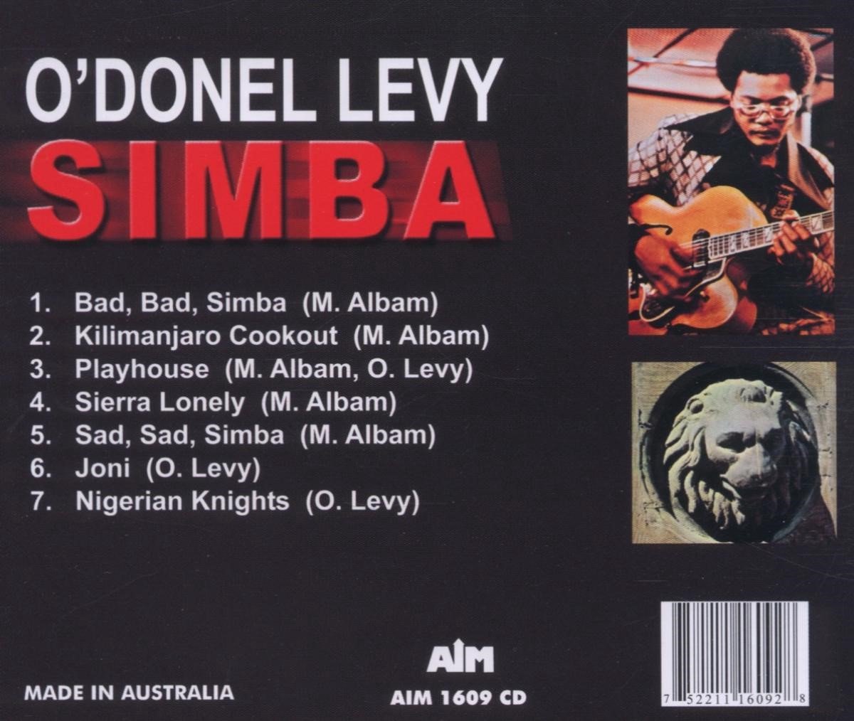 O'Donel Levy - Simba (CD), O'Donel Levy | CD (album) | Muziek | bol.com