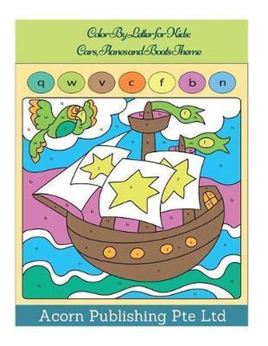 Color By Letter for Kids, Acorn Publishing Pte Ltd | 9781985360044 ...