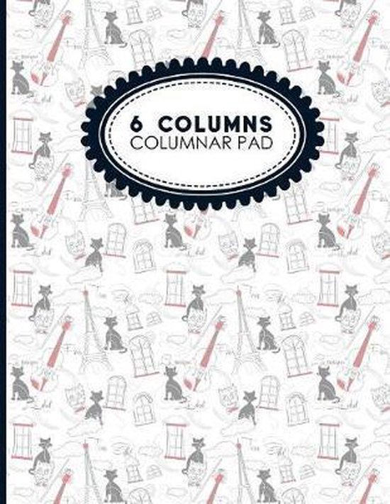 6 Columns Columnar Pad | 9781979730365 | Moito Publishing | Boeken ...