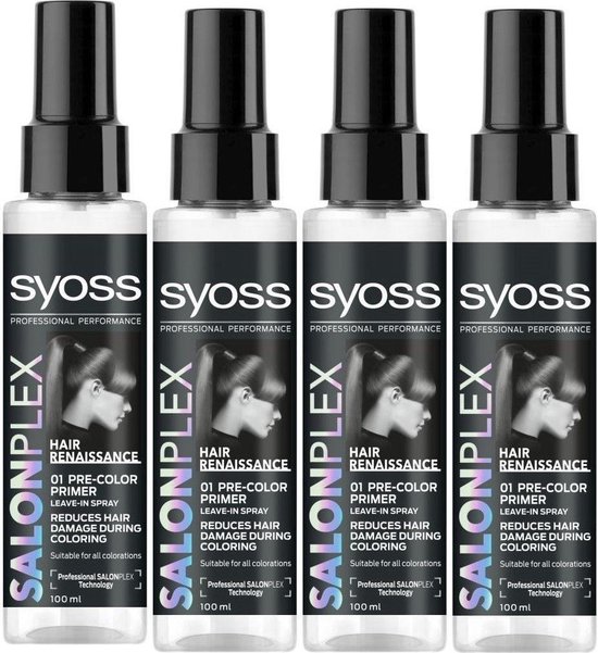 Syoss Salonplex Pre-Color Primer - Multipack - 4 x 100 ml | bol.com
