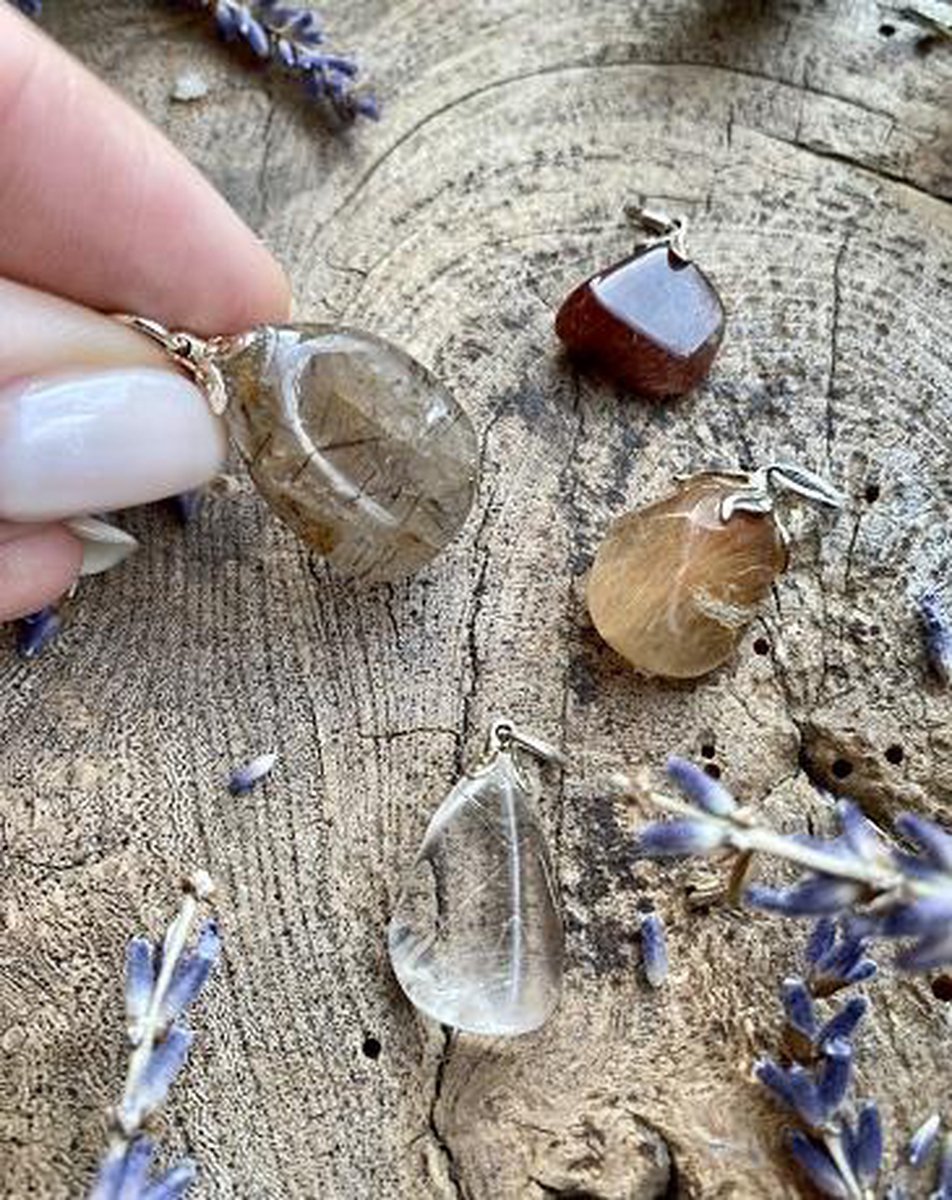 Ruben Robijn Rutielkwarts edelsteen hanger | bol