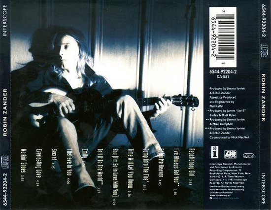 Robin Zander, Robin Zander | CD (album) | Muziek | bol.com
