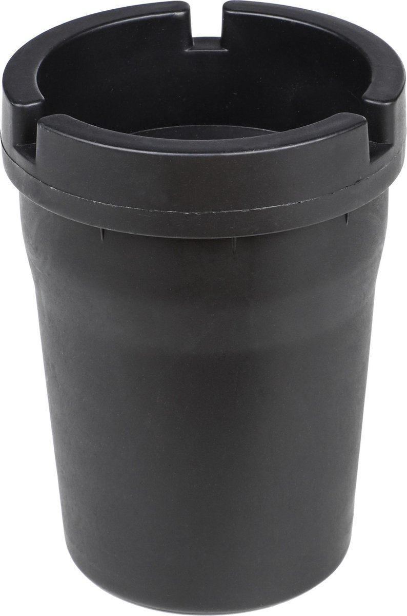 Auto asbak met deksel zwart kunststof 11 cm - Rookvrije asbakken | bol.com