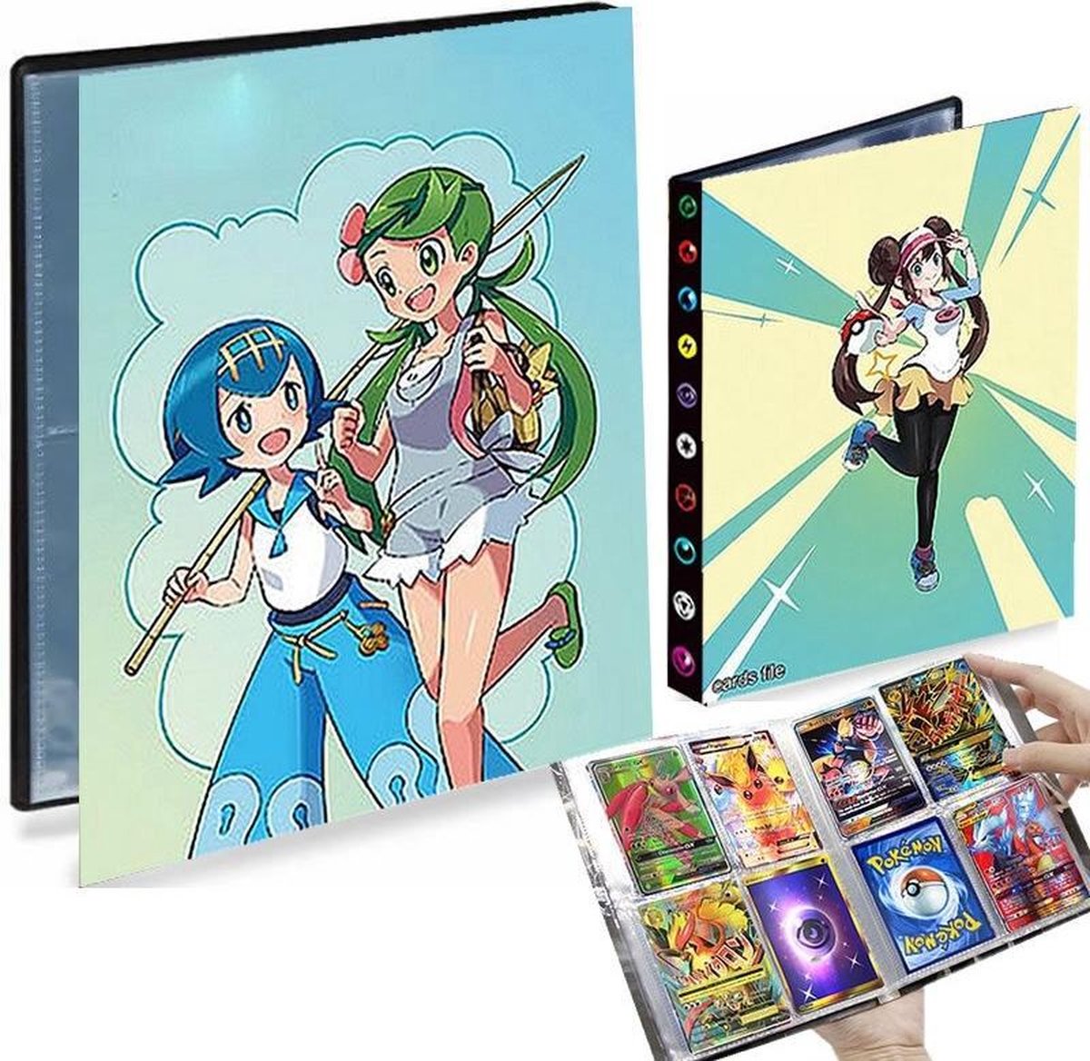 Verzamelmap – Geschikt Voor pokemon kaarten – 240 kaarten - map ...