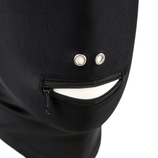 Kinky Secrets Bdsm Blinddoek Bivak Masker Voor Roleplaying Bij Bondage Met Rits Voor Bol
