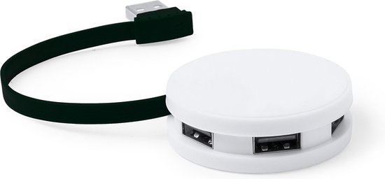 USB hub rond - splitter - switch - 4 poorten - met kabel - computer ...