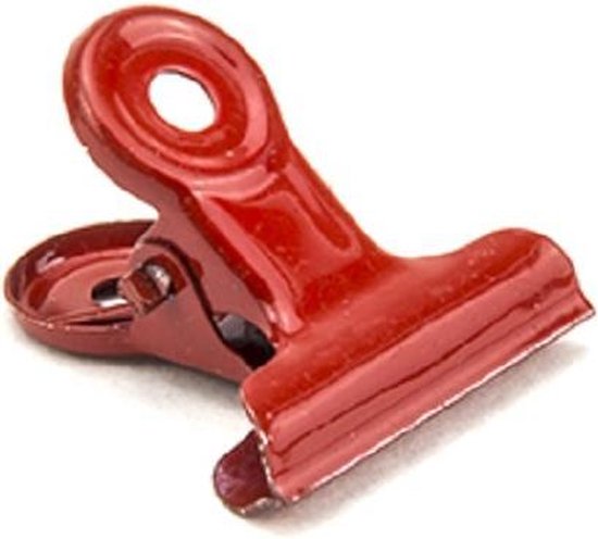 Bulldog Clip, 19mm, Rood | bol