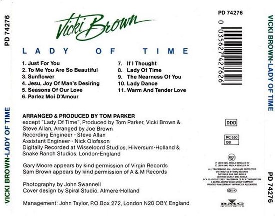 Lady Of Time, Vicki Brown | CD (album) | Muziek | bol.com