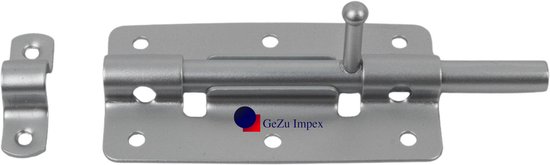 GEZU IMPEX Deurgrendel 80 x 55 mm Gegalvaniseerd | bol