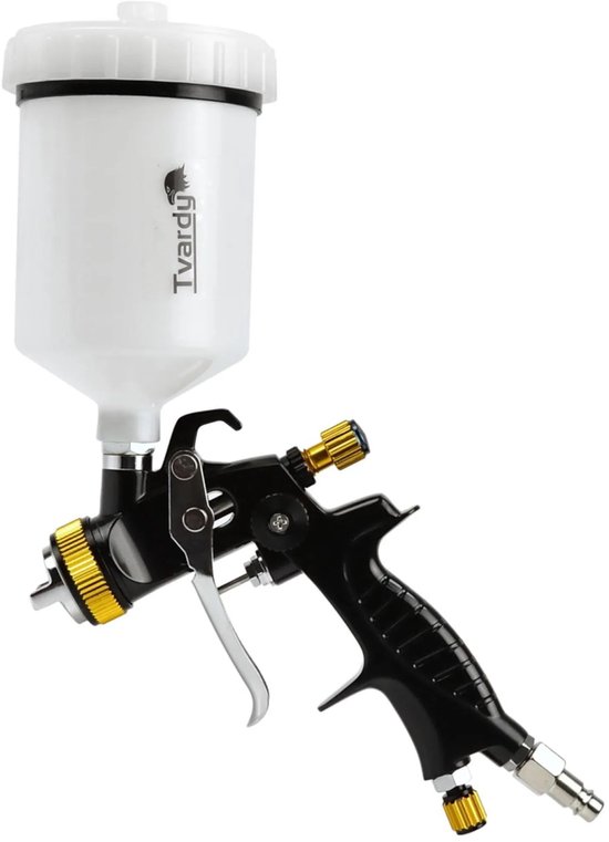 Tvardy LVLP spuitpistool - 1.7mm nozzle - Verstelbare verf- en ...