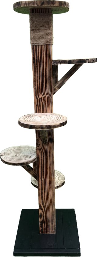 Catsy - BLACK 2,00 - Krabpaal voor katten - Krabpaal voor grote katten ...