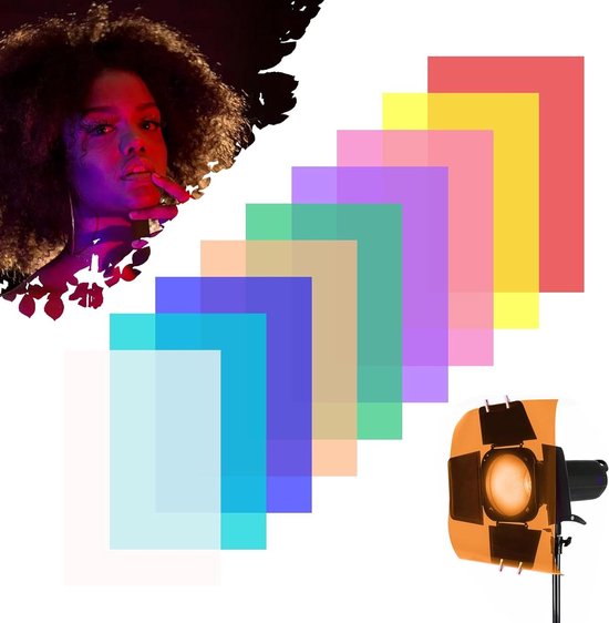 Kleurfolies transparant professionele kleurcorrectie vensterlampen - 9 ...