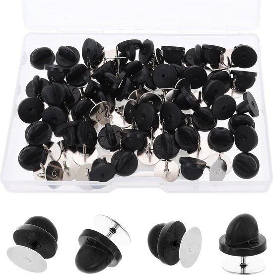 Rubberen Pin Ruggen - 50 paar Vlinderkoppelingssteunen ...