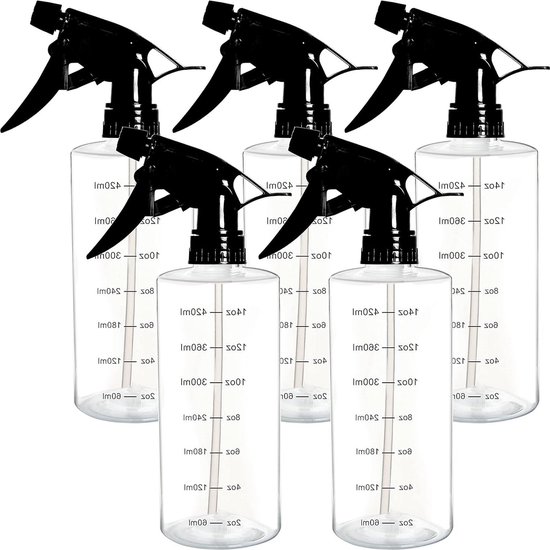 500 ml lege plastic spuitflessen - 5 stuks - voor haar en ...