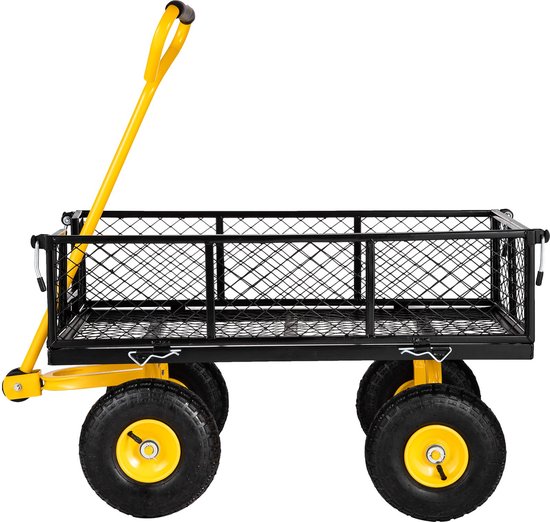 Bolderkar - Bolderwagen - Tuinkar - Handkar - Belastbaar tot 40 kg - 96 ...