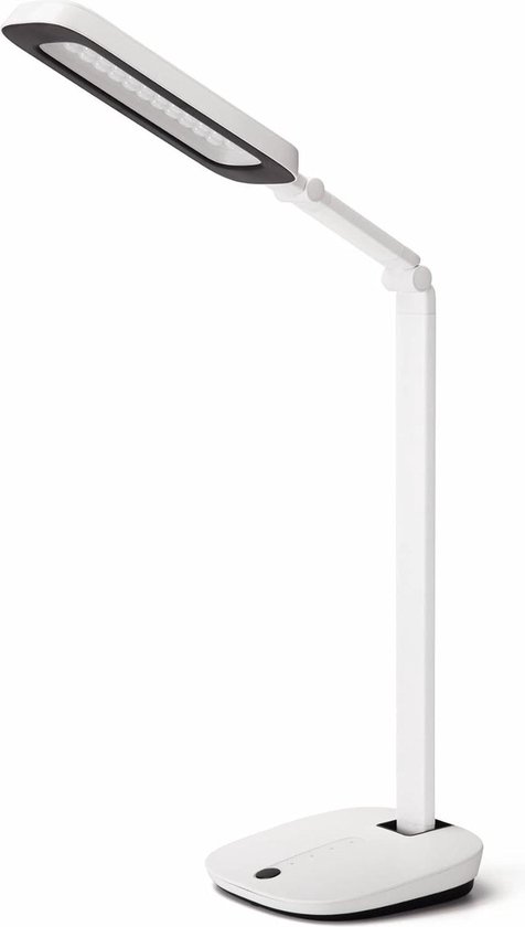 RobotPlus LED-tafellamp - Wit - Koelwit licht - 13 W - Bureaulamp ...