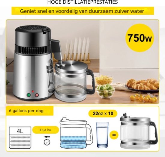 Destilleerketel - Professioneel Destilleerapparaat - Waterontharder en ...
