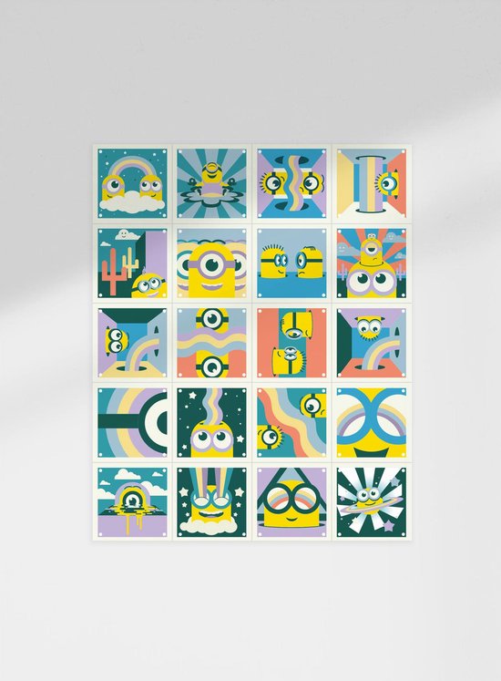 IXXI Minions collage - Gratis ophangtool - Grote Wanddecoratie en ...
