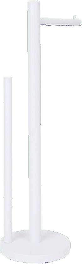 Design Industriële Toiletrolhouder PRESLEY - Wit - Ijzer - 54 cm - Wc ...